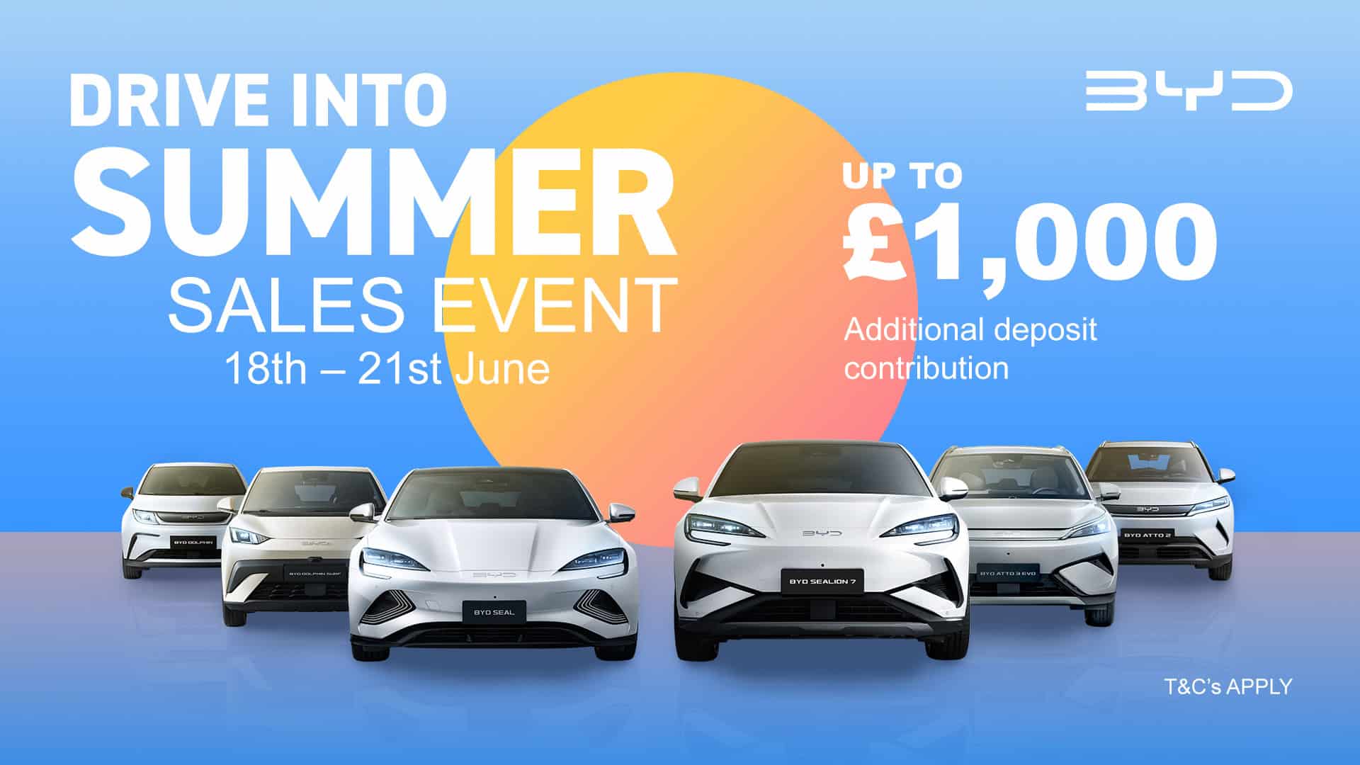 BYD Cuts Up to £1,000 off Entire Range in Four-Day Summer Sales Event ...