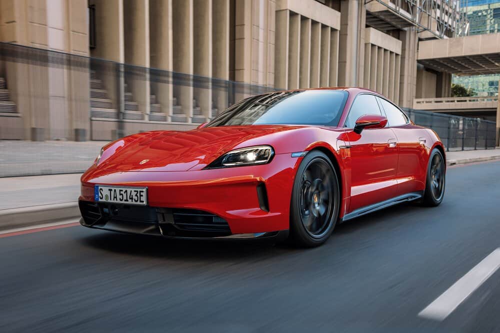 2027 Porsche Taycan Gains Tesla-Style Charging and a Bigger Standard ...